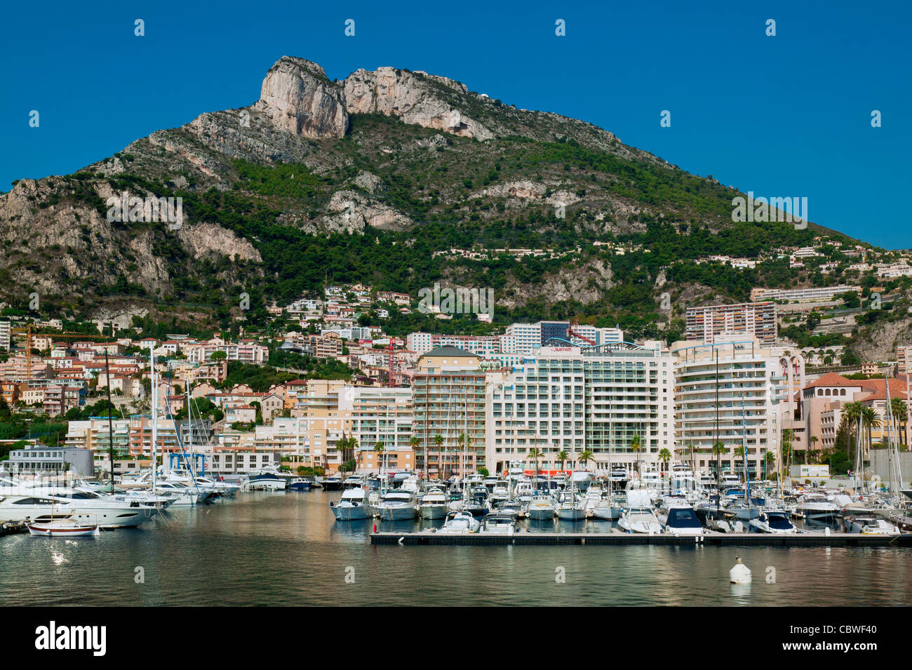 The Cap D'Ail's Harbour, French Riviera, France Stock Photo - Alamy