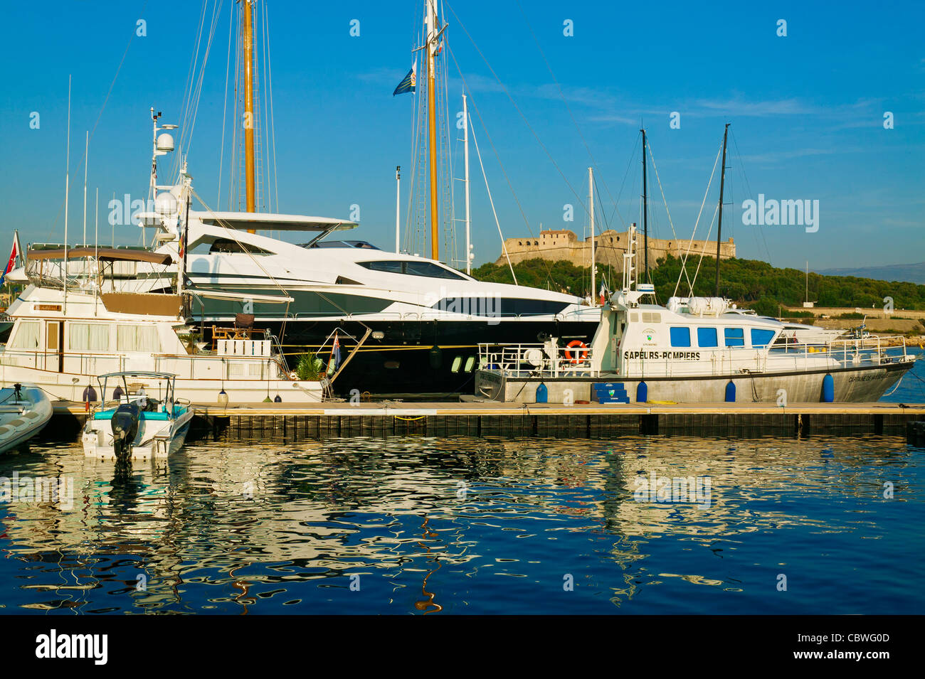Port Vauban, Anibes, French Riviera, France Stock Photo - Alamy