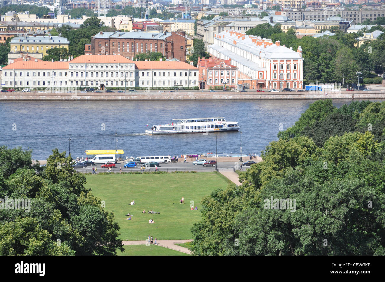 View of the Neva river Stock Photo - Alamy