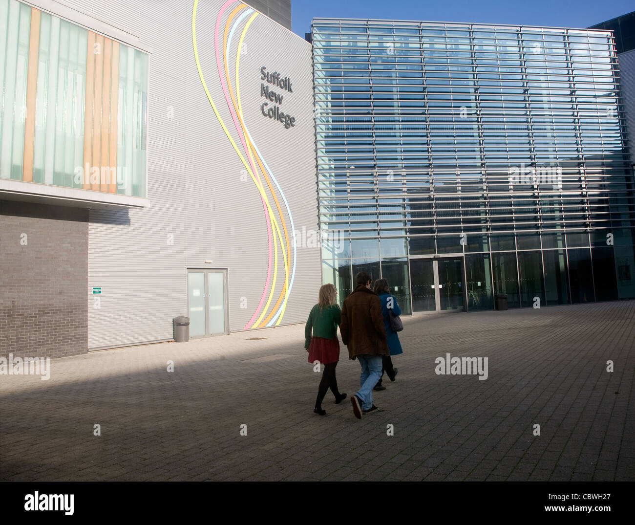 Suffolk New College building, Ipswich, England Stock Photo - Alamy