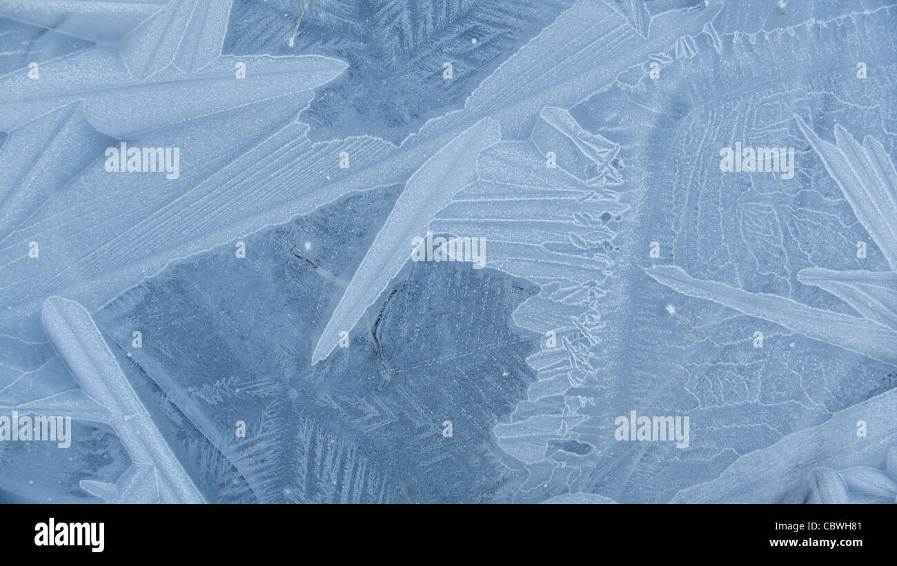 Ice patterns frozen lake hi-res stock photography and images - Alamy