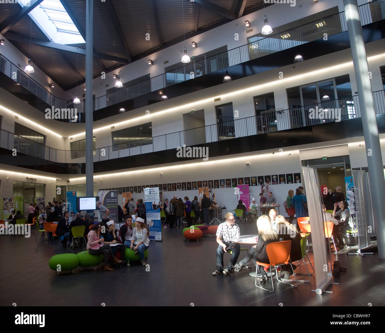 Student Open day at Suffolk New College, Ipswich, England Stock Photo ...