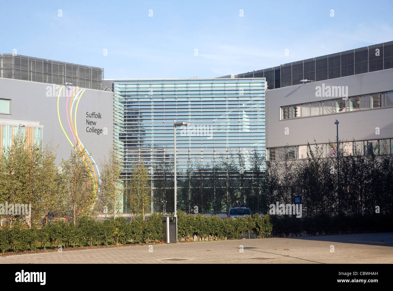 Suffolk New College building, Ipswich, England Stock Photo - Alamy