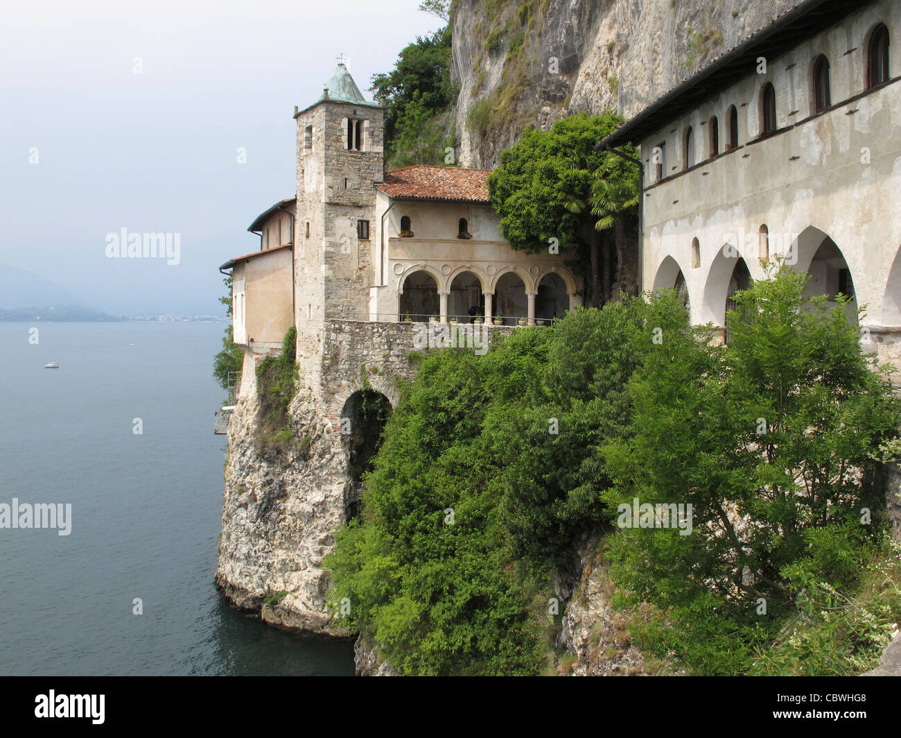Santa caterina del sasso monastery hi-res stock photography and images ...