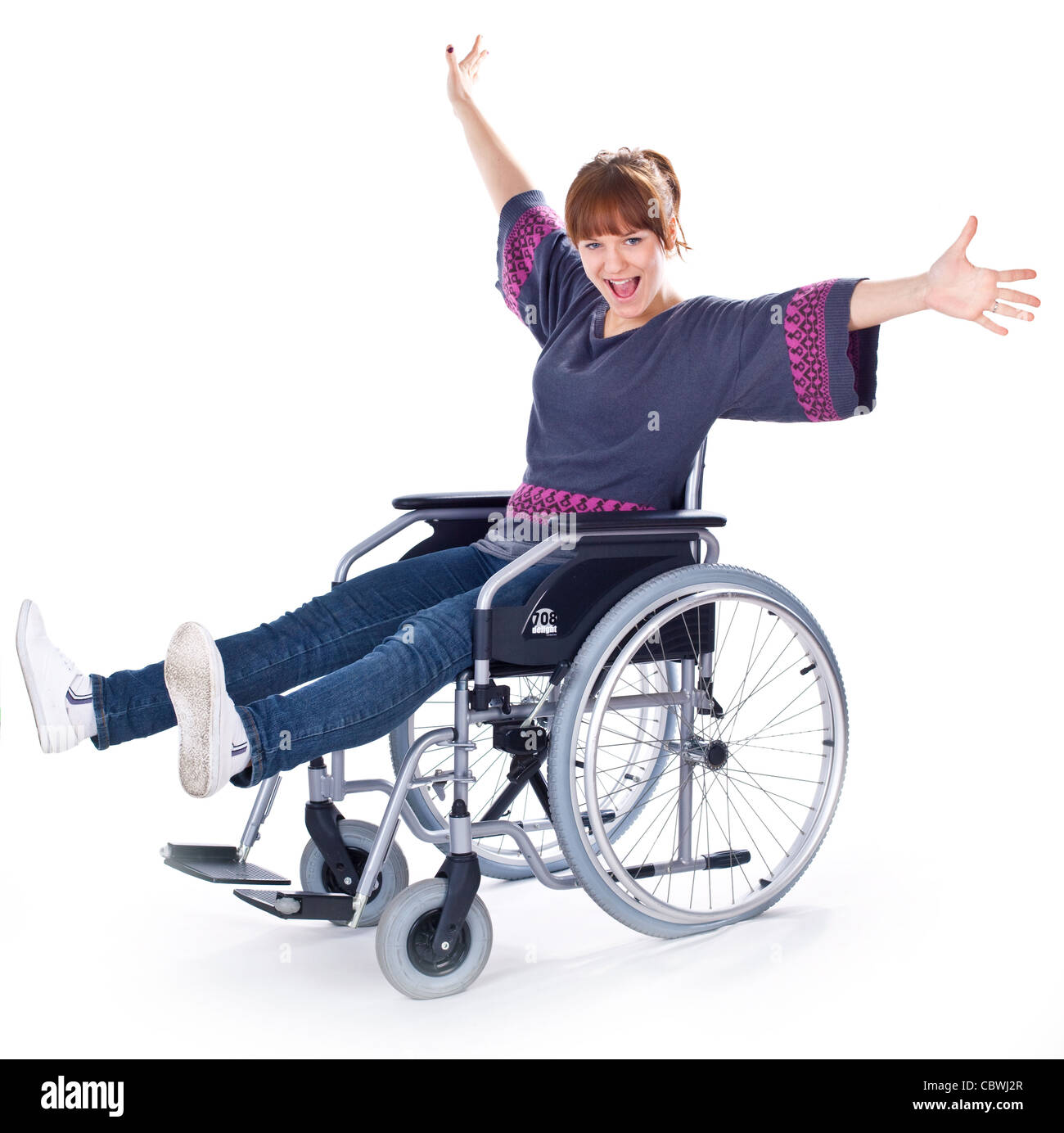 Isolated Woman Wheelchair High Resolution Stock Photography and Images ...