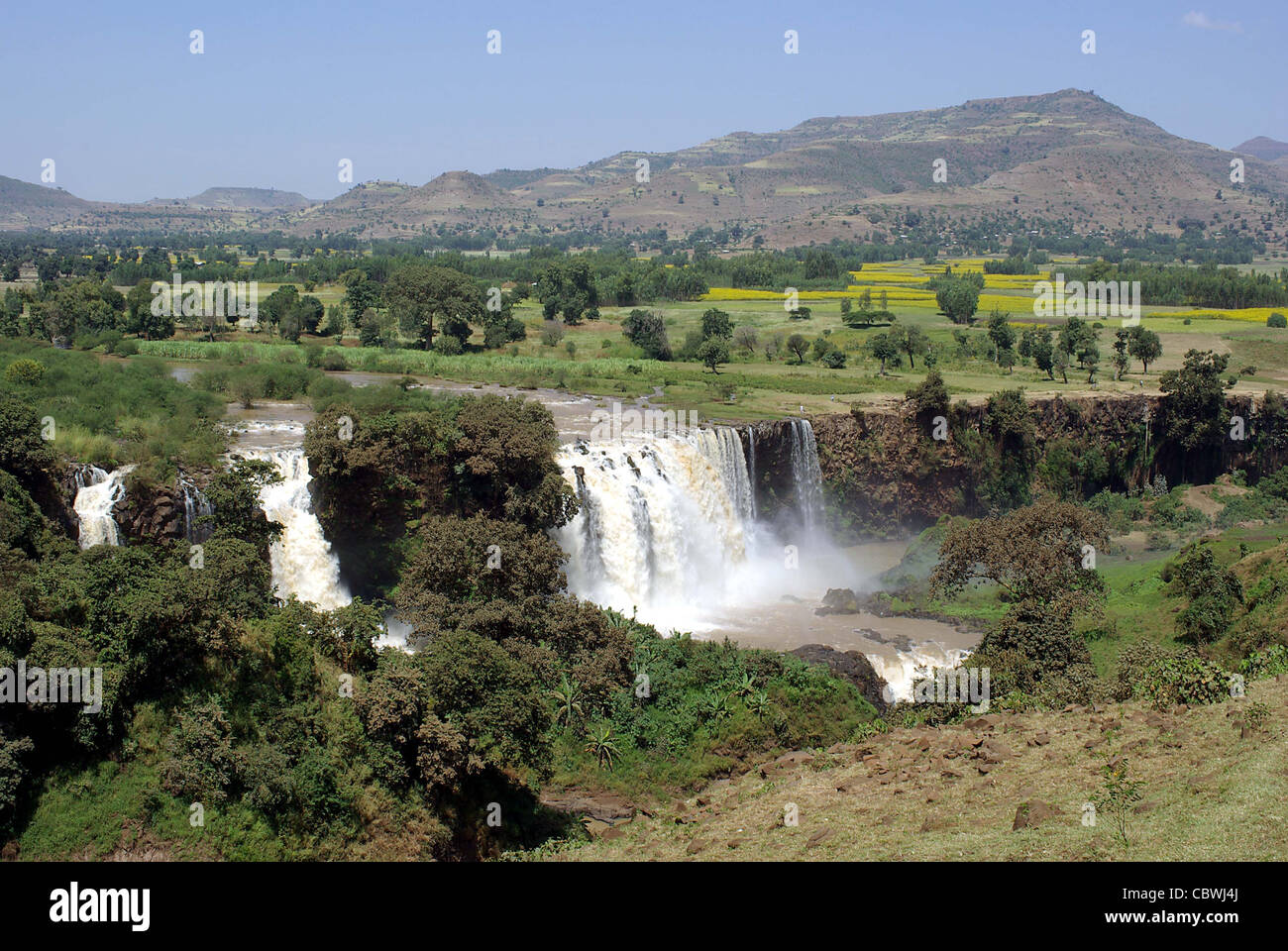 Waterfalls in Ethiopia Stock Photo - Alamy