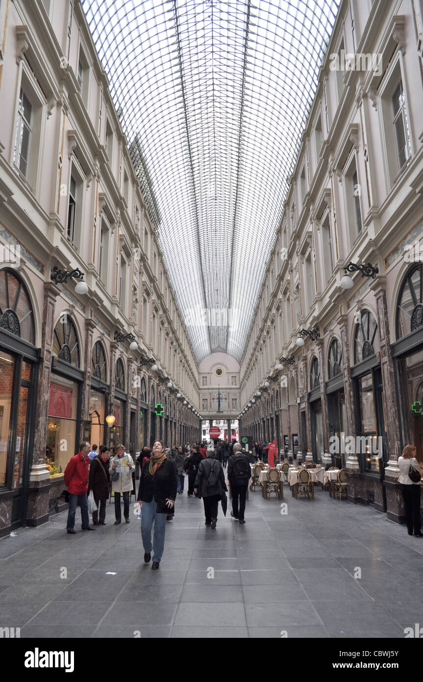 Galeries St Hubert, Brussels, Belgium Stock Photo - Alamy