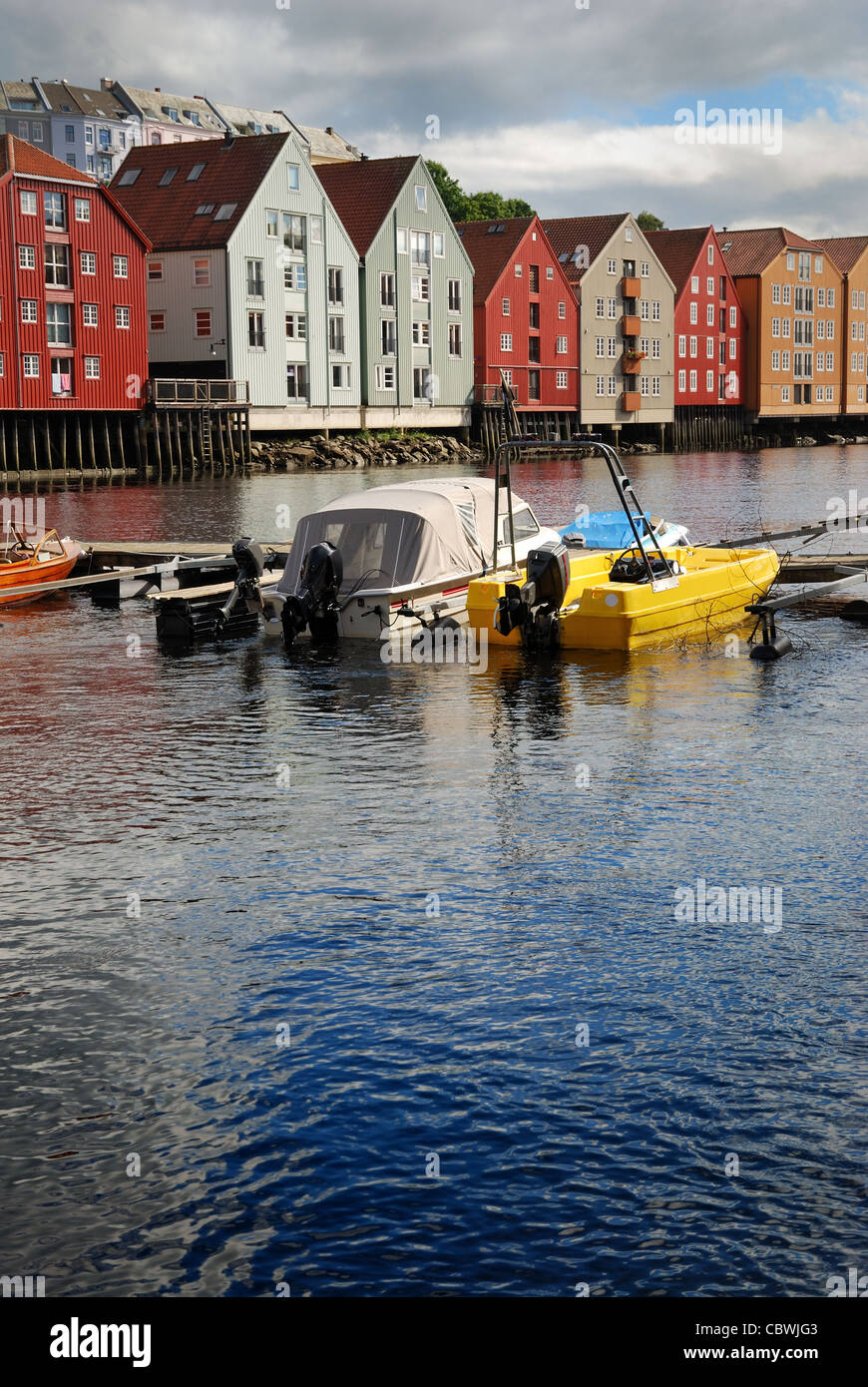 Nidelva river in Trondheim Stock Photo - Alamy
