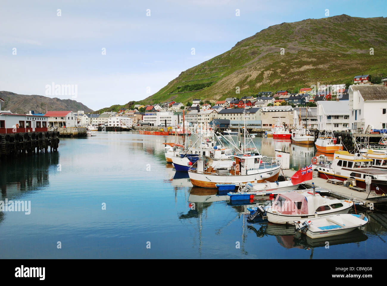 Fishing village skarsvag hi-res stock photography and images - Alamy