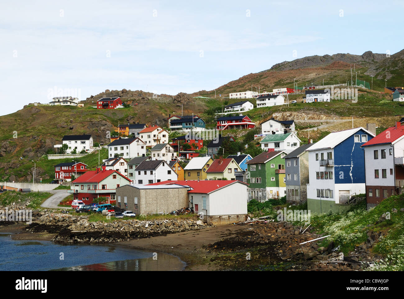 The most northern fishing village of Mageroya Stock Photo - Alamy
