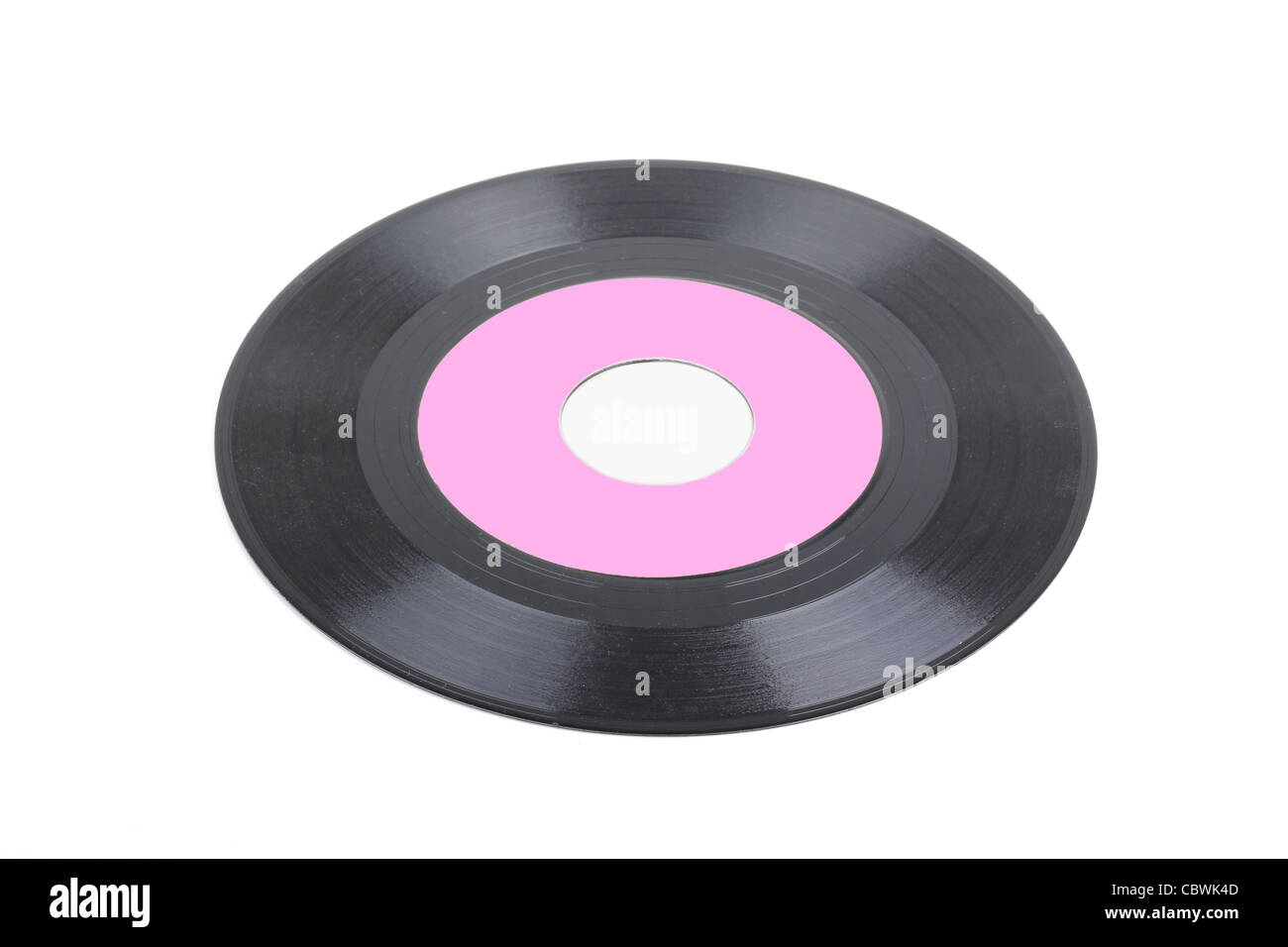 Vinyl record isolated on white Stock Photo - Alamy