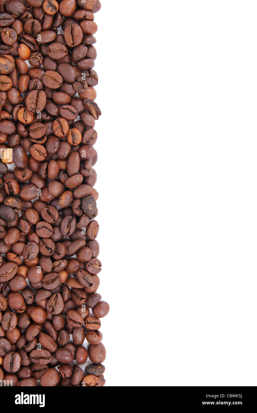 Coffee beans frame, menu background Stock Photo - Alamy