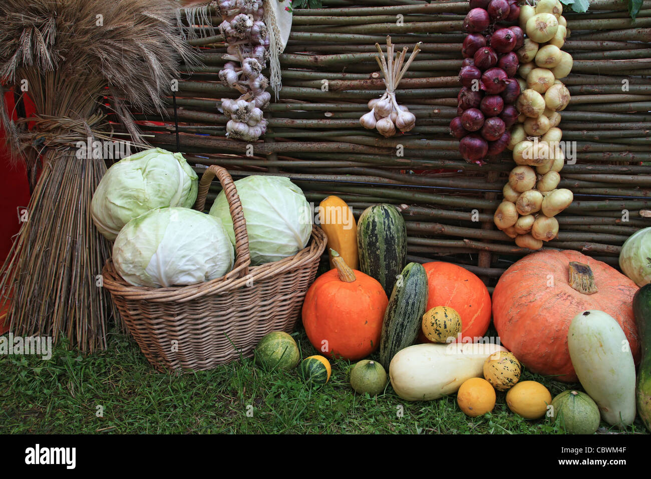 vegetables on rural market Stock Photo - Alamy