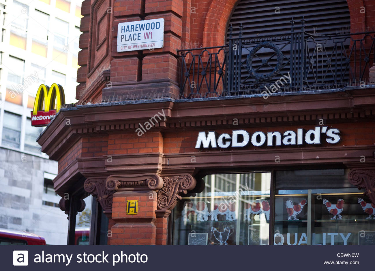 Mcdonalds Oxford Street Central London Stock Photos & Mcdonalds Oxford ...