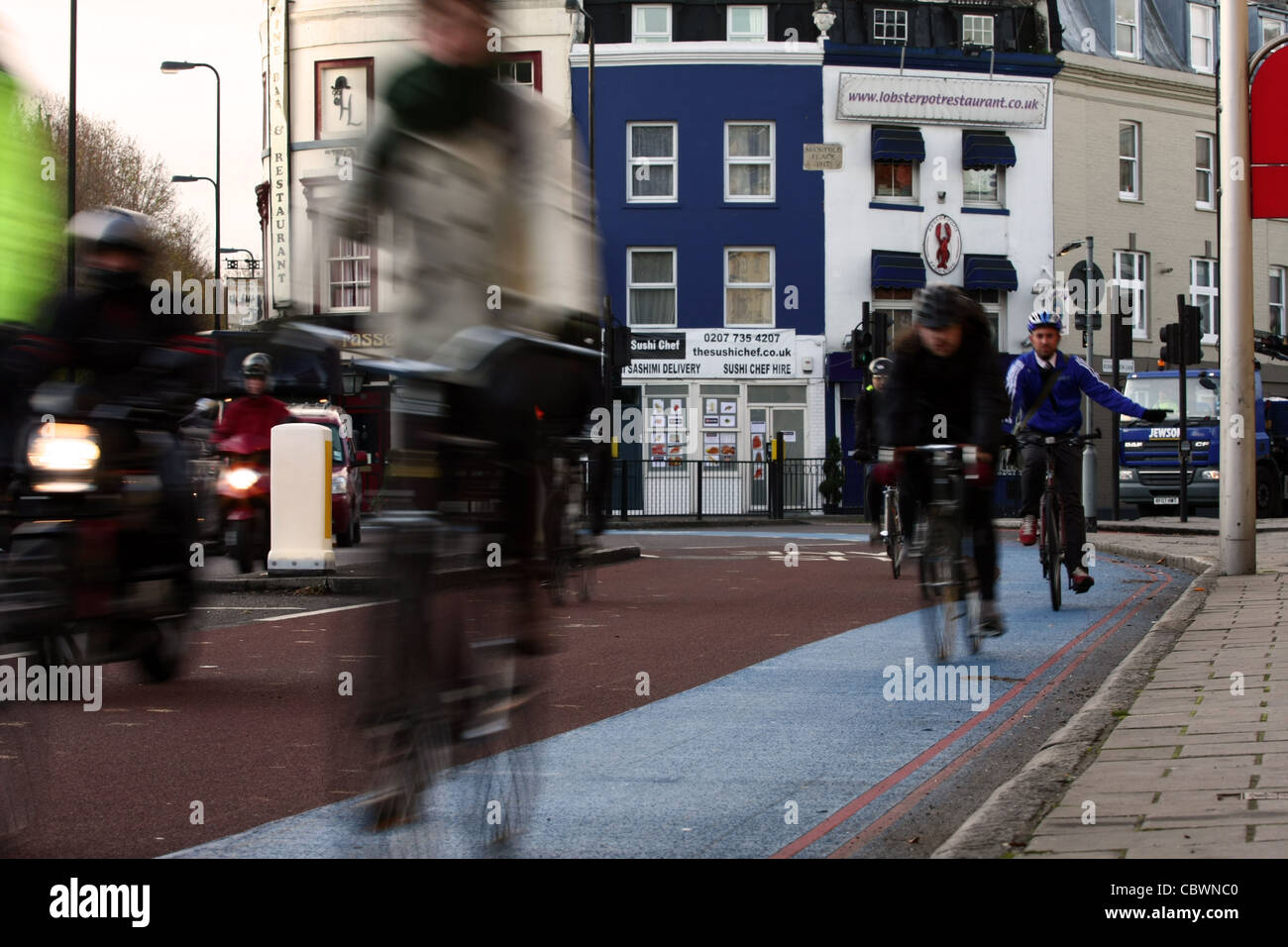 Cycling superhighway hi-res stock photography and images - Alamy