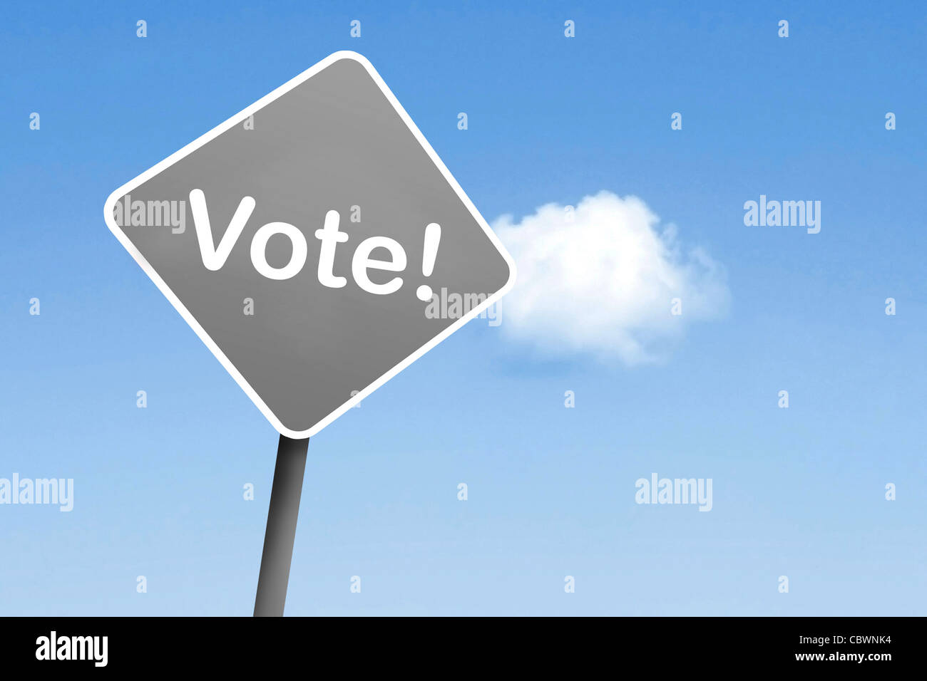 Sign of elect vote hi-res stock photography and images - Alamy
