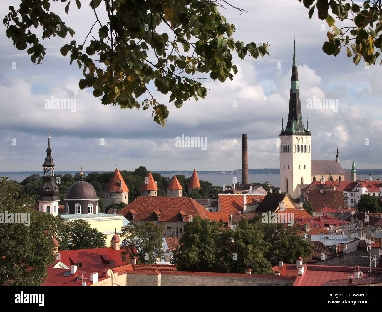Tallinn (Estonia): view from Toompea Hill Stock Photo - Alamy