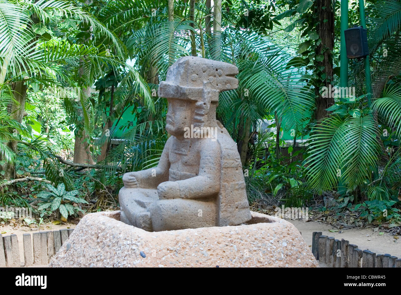 Olmec Sculpture, 900 BCE-400BCE, from La Venta Ruin Site, at La Venta ...