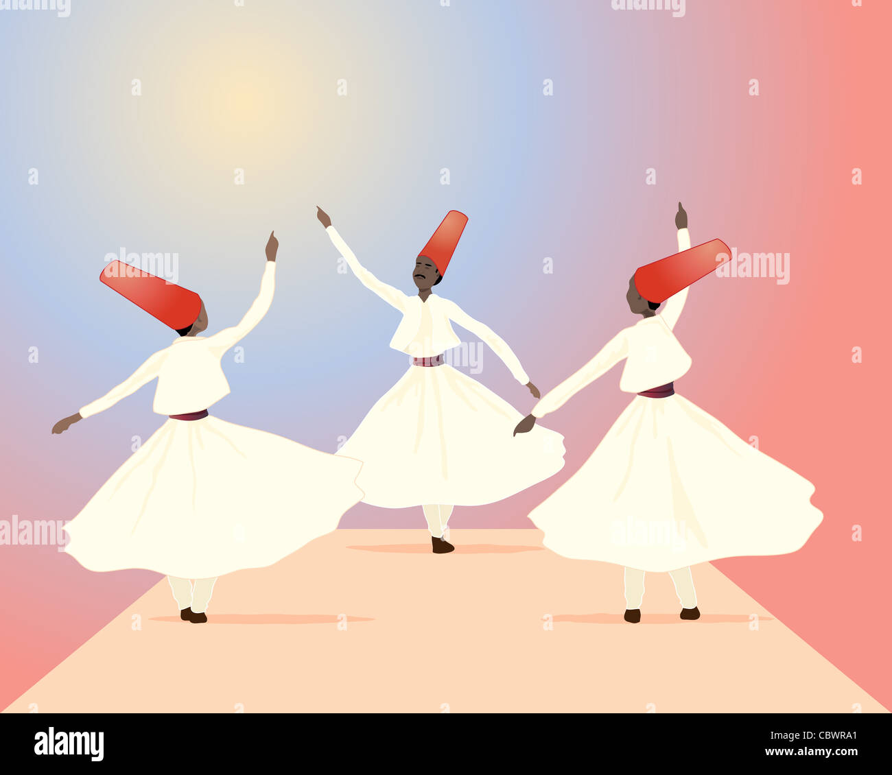 Whirling dervishes colorful hi-res stock photography and images - Alamy