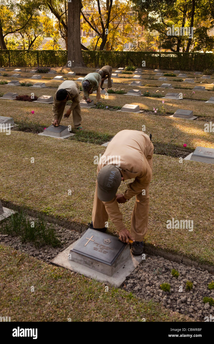 India, Manipur, Imphal, Commonwealth War Graves Commission WW2 Cemetery ...
