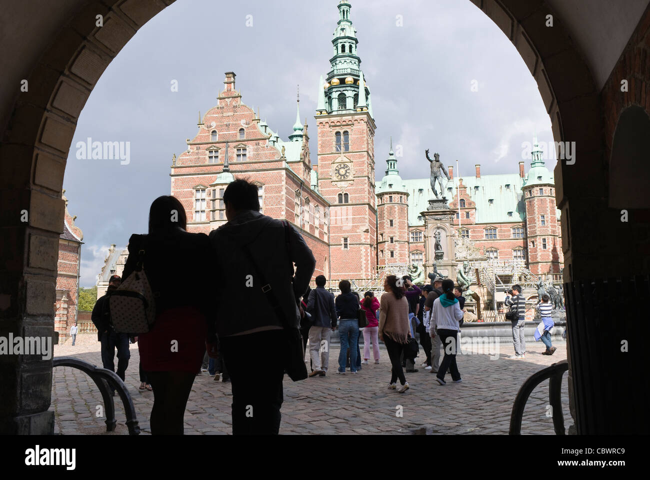 hillerod, denmark: tourists at frederiksborg castle Stock Photo - Alamy