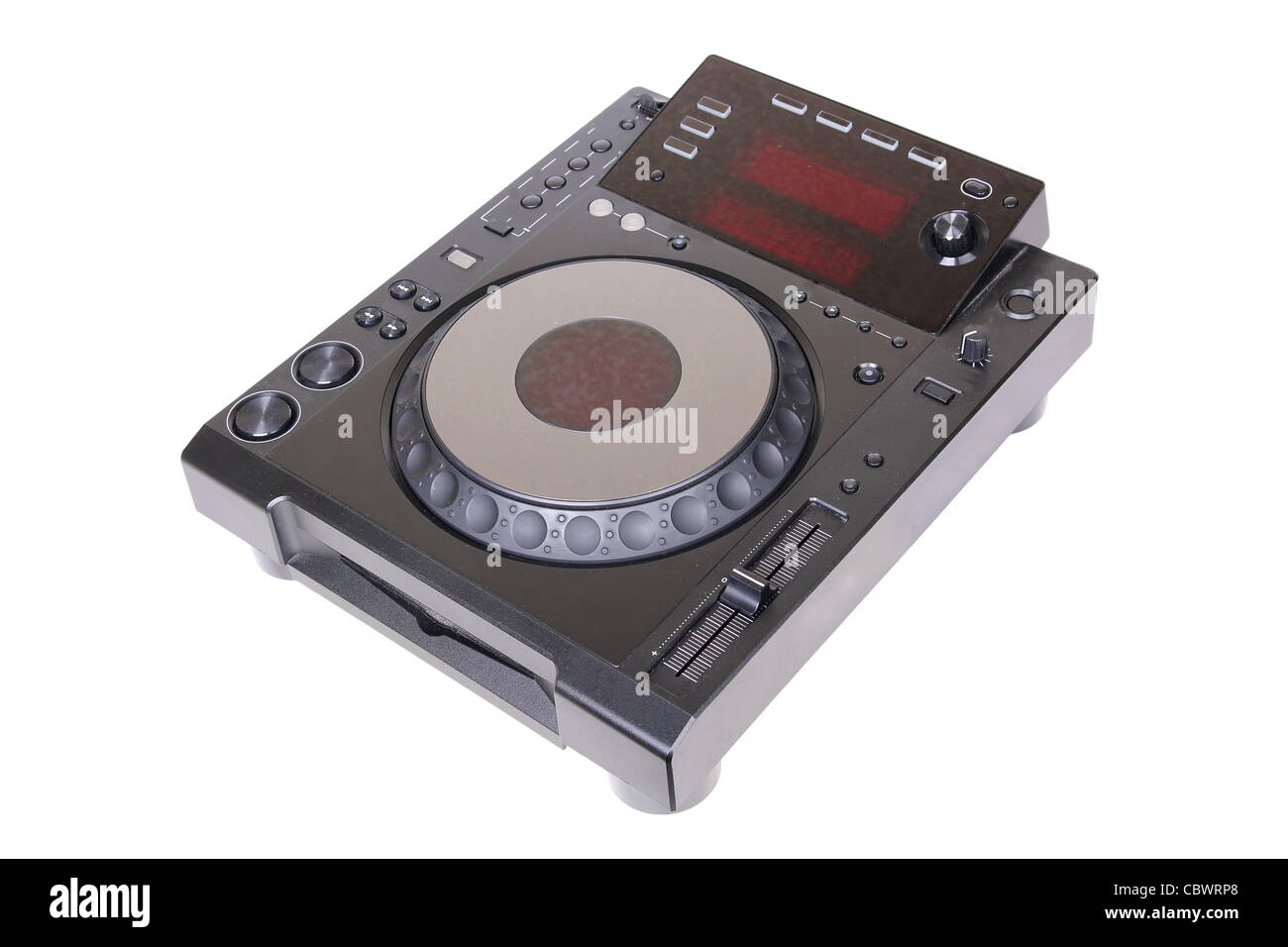 Dj cd player, isolated on white Stock Photo - Alamy