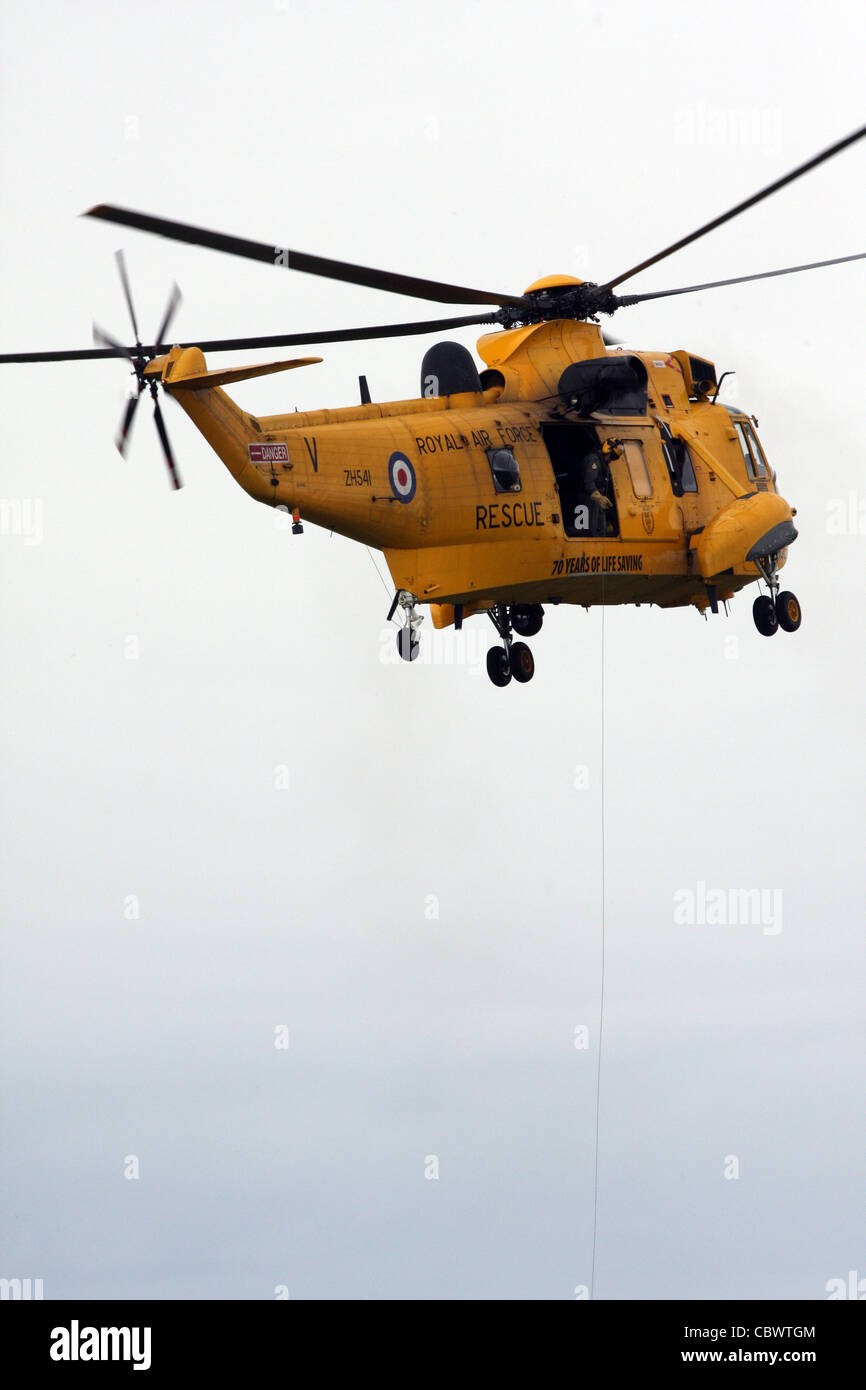 RAF helicopter rescue helicopter Stock Photo - Alamy