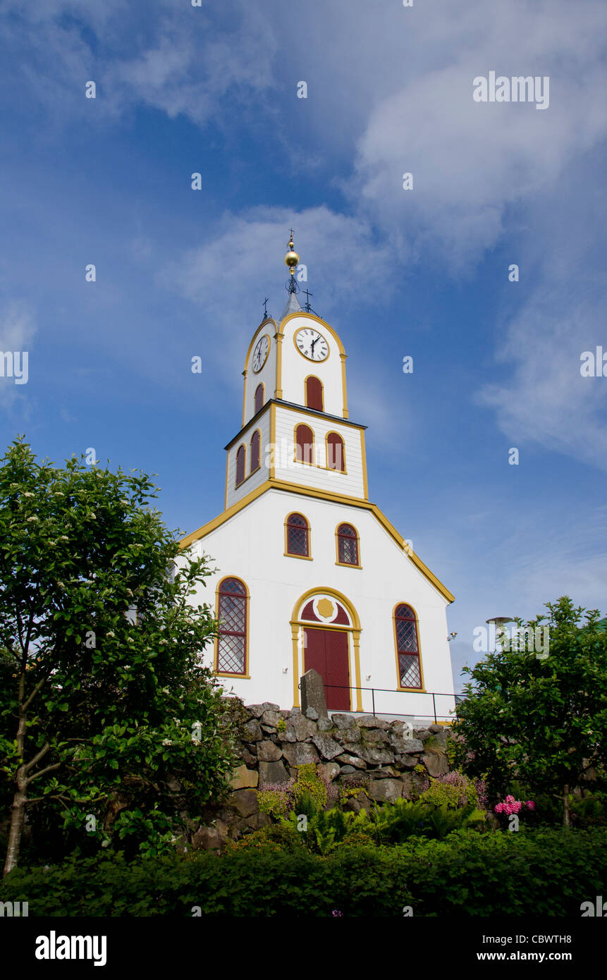 Kingdom of Denmark, Faroe Islands (aka Foroyar). Capital and port city ...