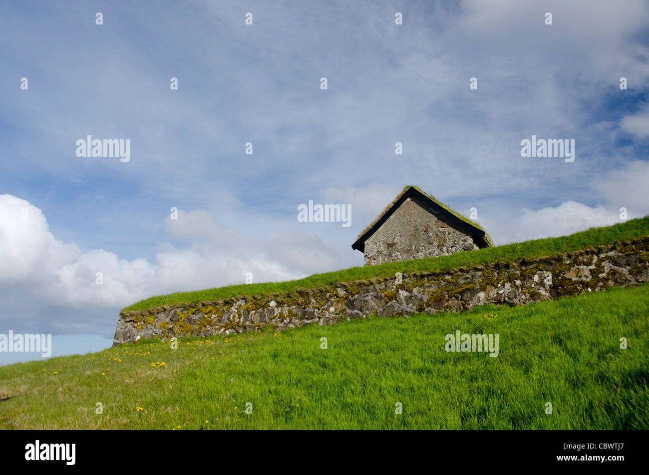 Kingdom of Denmark, Faroe Islands (aka Foroyar). Capital city of ...