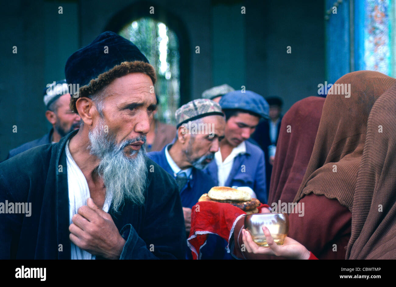 Men spitting on female food on leaving mosque a Pagan blessing custom ...