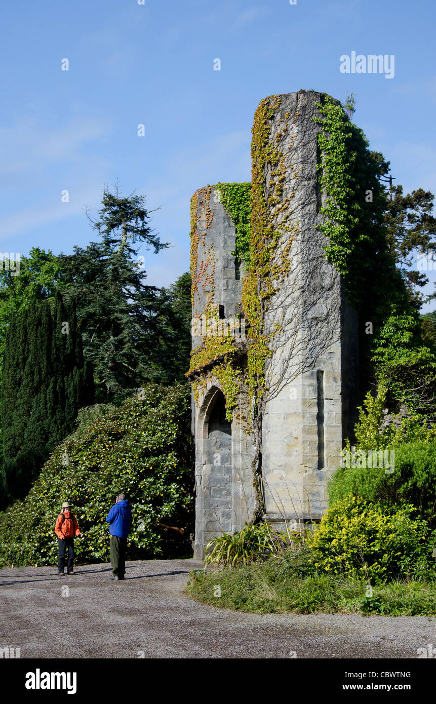 Scotland, Inner Hebrides, Isle of Skye, Armadale Castle & Gardens, ivy ...