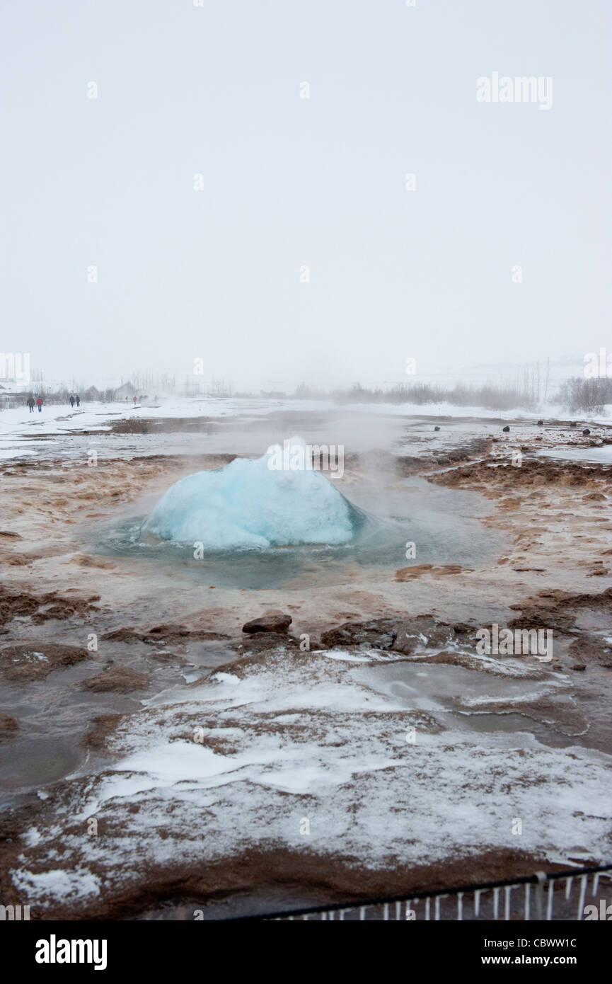 Strokkur Geysers in Iceland Stock Photo - Alamy