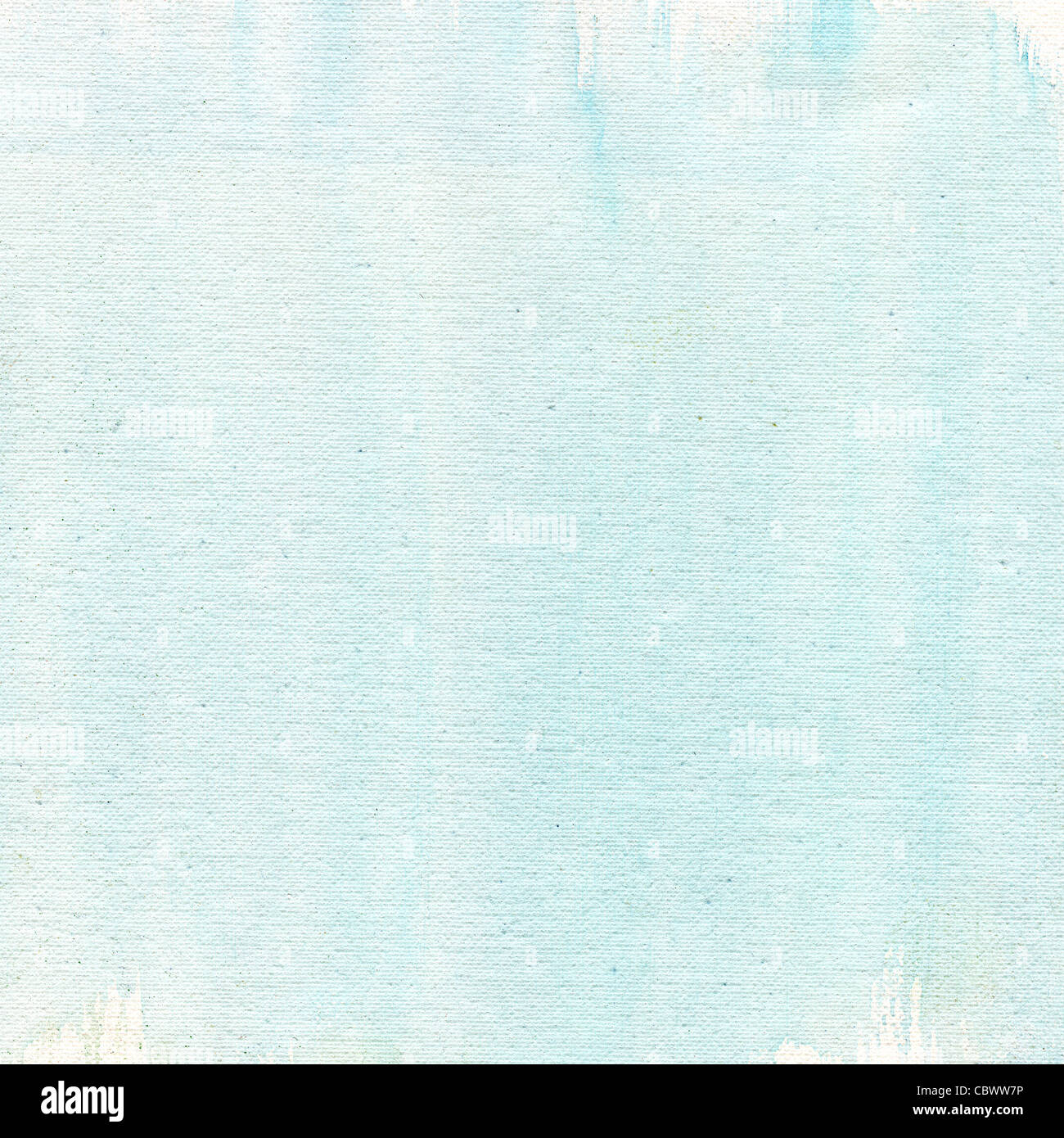 delicate pastel blue watercolor wash background on white artist canvas ...