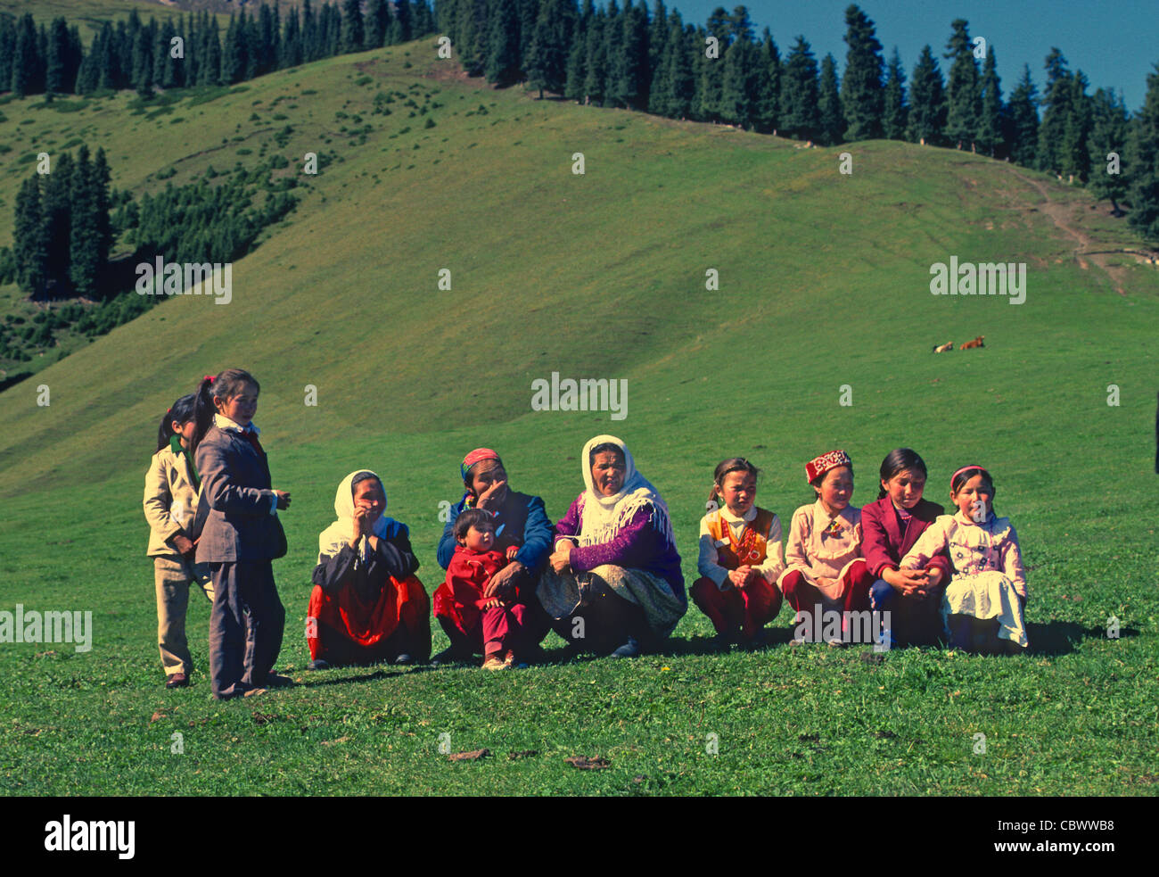 Kazak family hi-res stock photography and images - Alamy