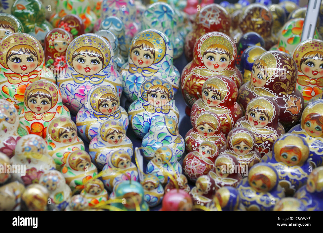 Babushkas Russian dolls Stock Photo - Alamy