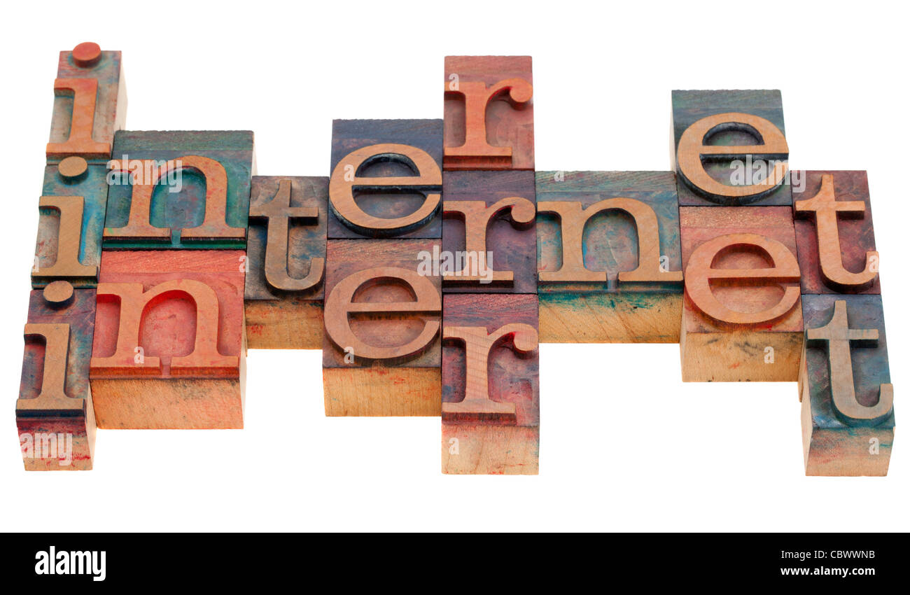 Internet word hi-res stock photography and images - Alamy