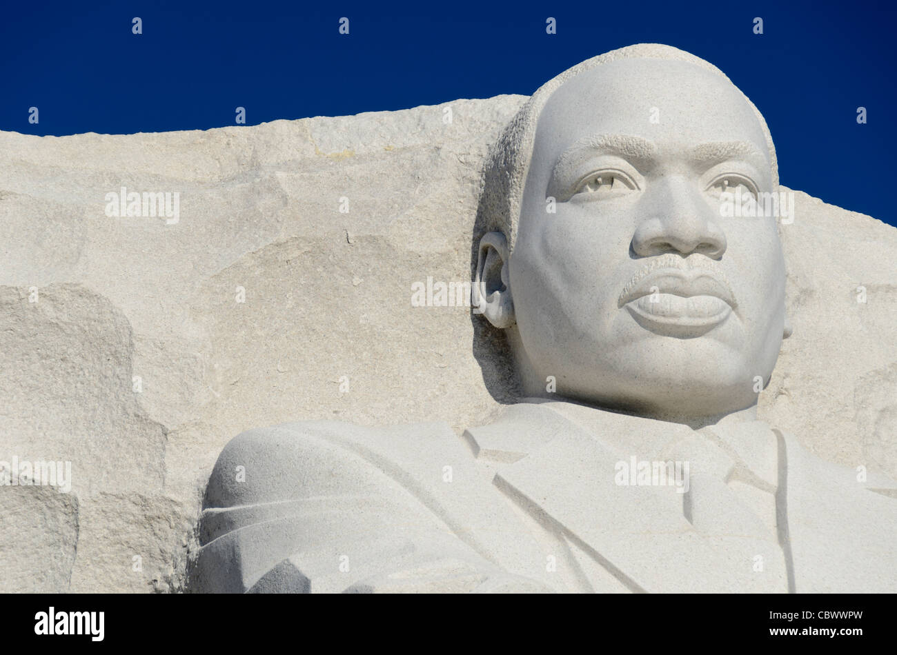 WASHINGTON DC, USA - The "Stone of Hope" statue by sculpture Lei Yixin ...