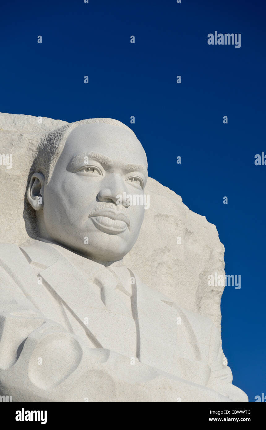 WASHINGTON DC, USA - The "Stone of Hope" statue by sculpture Lei Yixin ...