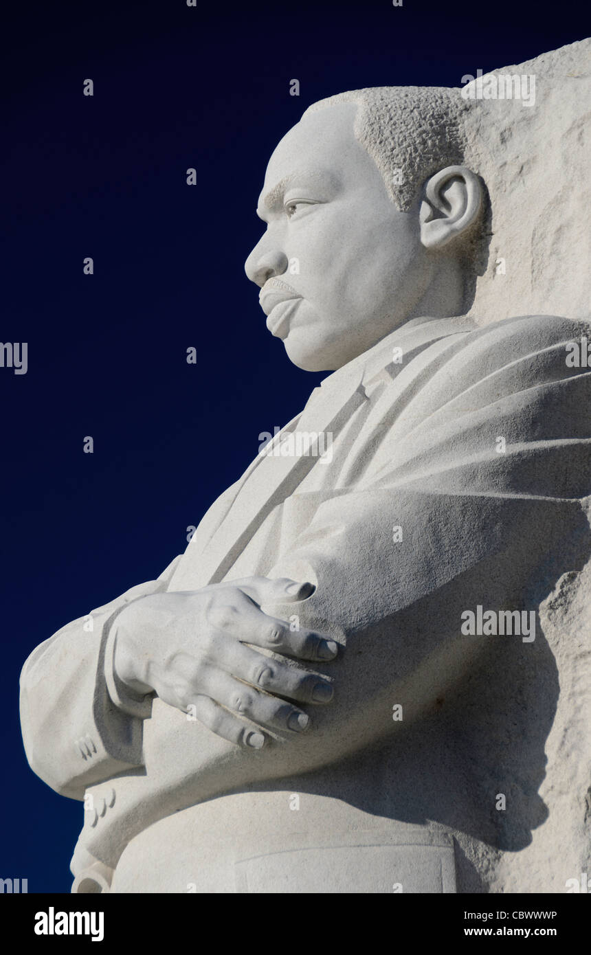 WASHINGTON DC, USA - The "Stone of Hope" statue by sculpture Lei Yixin ...