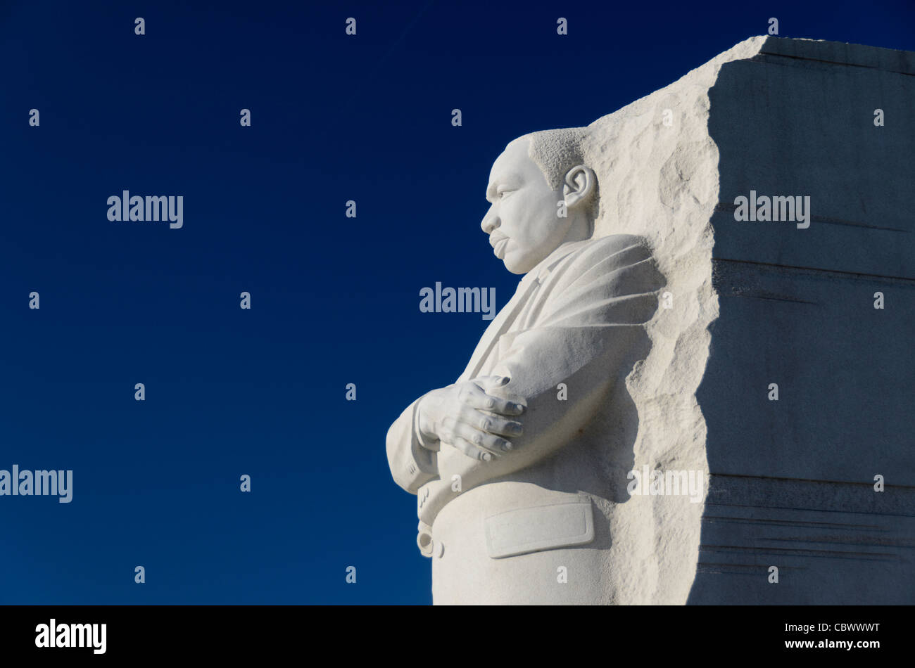 WASHINGTON DC, USA - The "Stone of Hope" statue by sculpture Lei Yixin ...