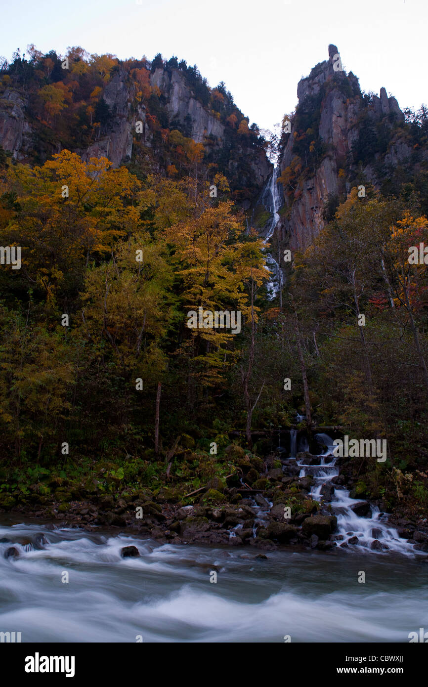 Waterfall in Hokkaido, Japan Stock Photo - Alamy
