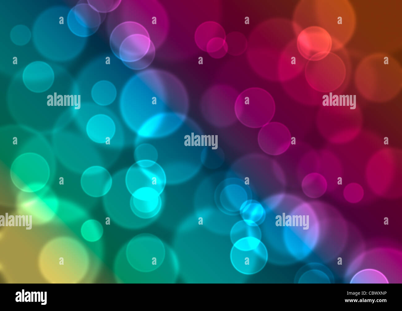 Neon rings red abstract background hi-res stock photography and images ...