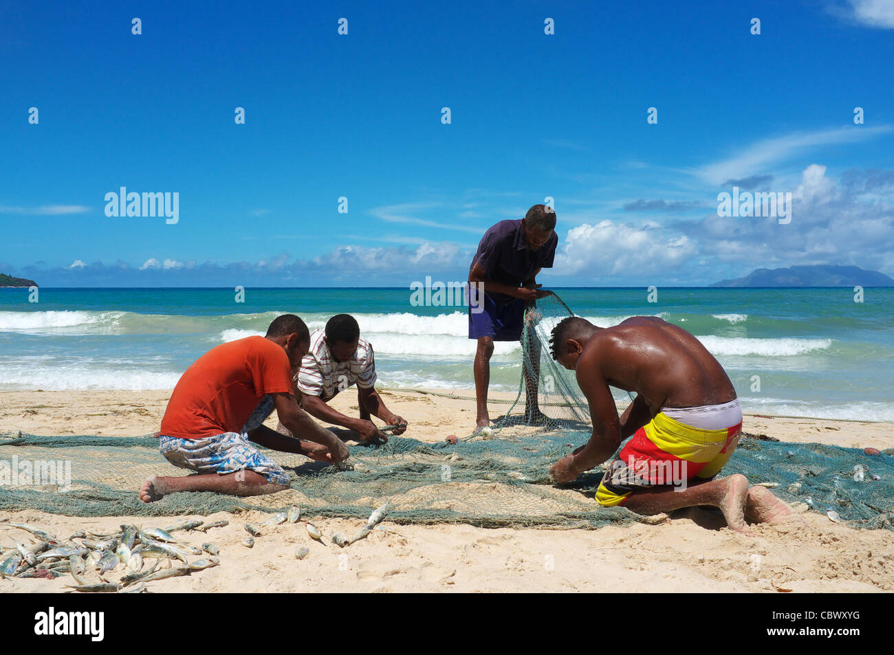 Seychelles people local hi-res stock photography and images - Alamy