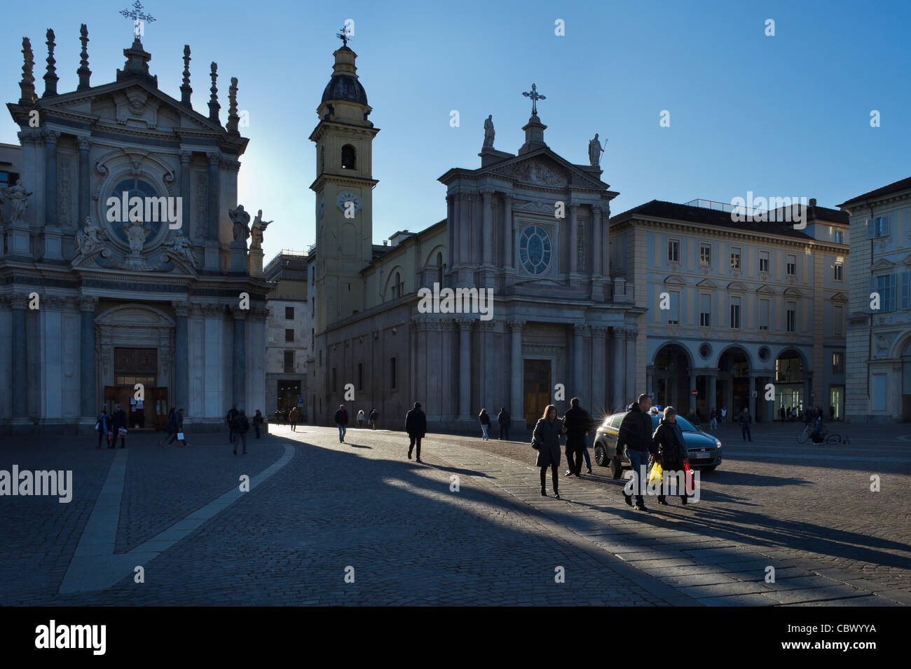 the St. Charles square, Turin, Piedmont, Italy Stock Photo - Alamy