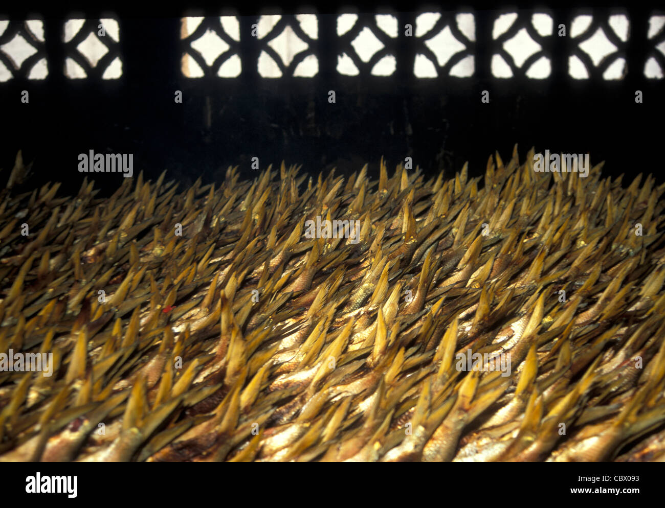 A fish smoke-house in Gambia, West Africa Stock Photo - Alamy