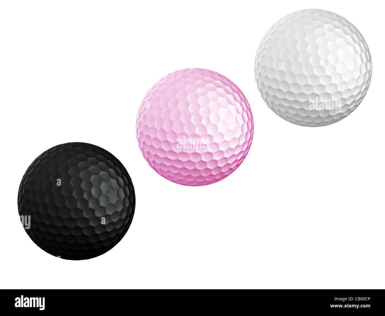 colourful Golf ball Stock Photo - Alamy