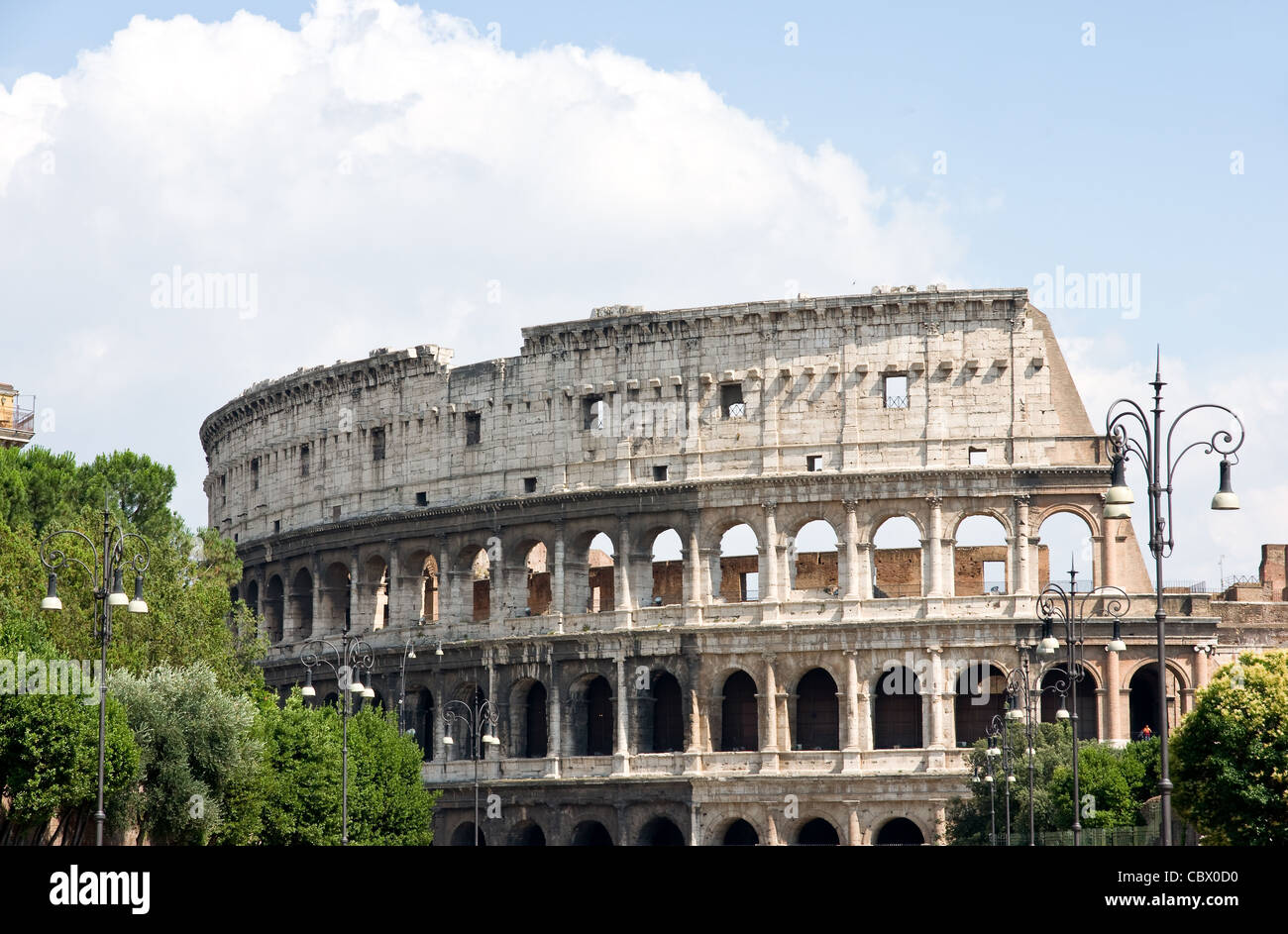 The Colosseum, the world famous landmark in Rome, Italy Stock Photo - Alamy