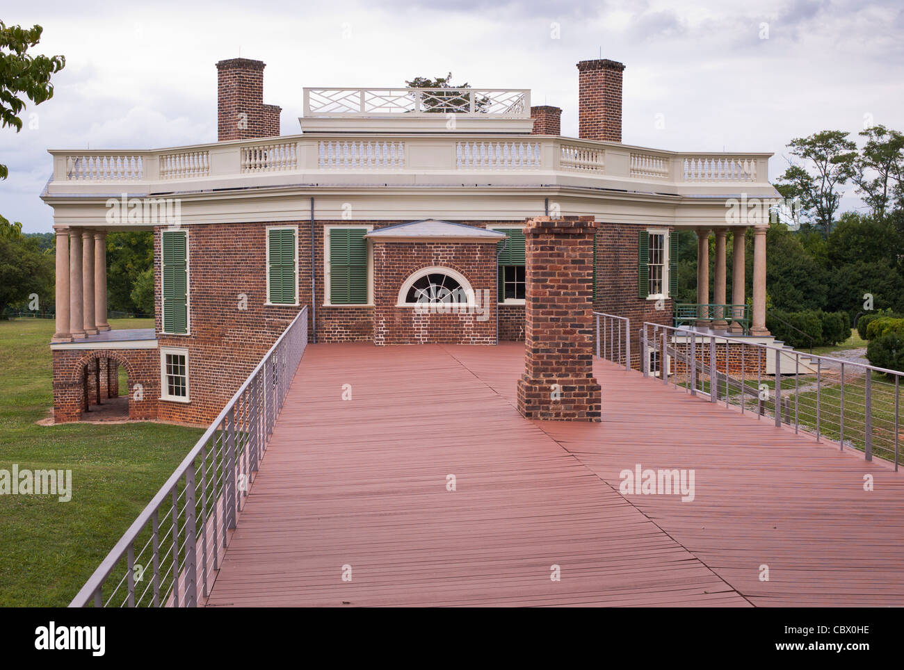 THOMAS JEFFERSON POPLAR FOREST VIRGINIA Stock Photo - Alamy