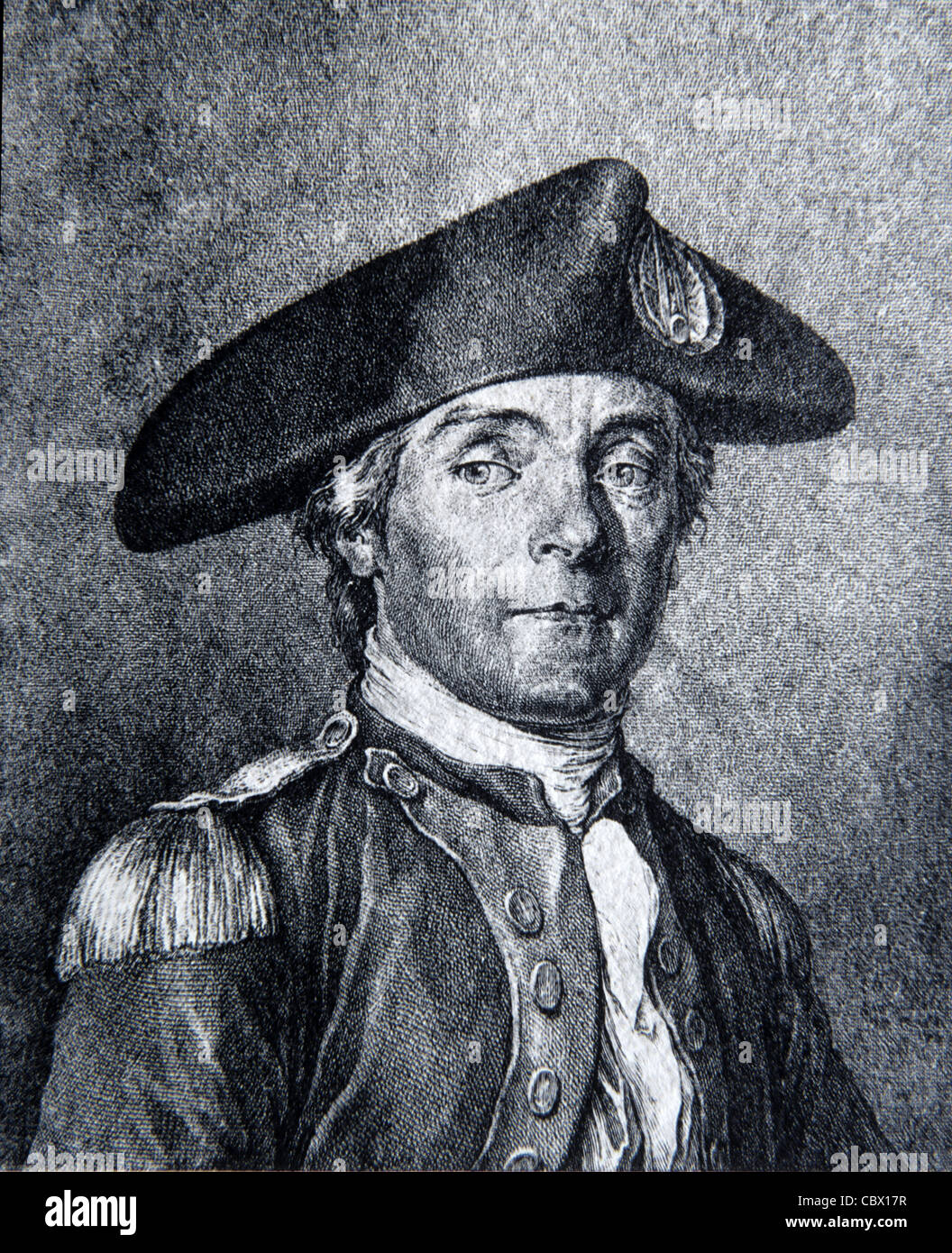 Portrait of John Paul Jones (1747-92) Scottish Sailor & American Naval ...