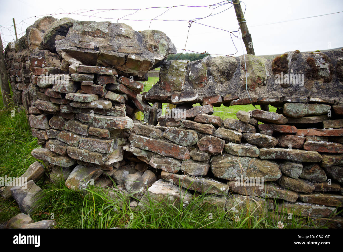 Dry stone wall damage hi-res stock photography and images - Alamy